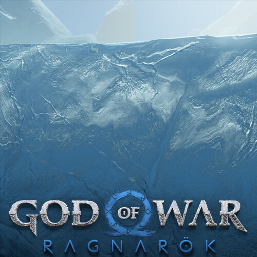 ArtStation - GOW Ragnarok - Early Ice Material Exploration