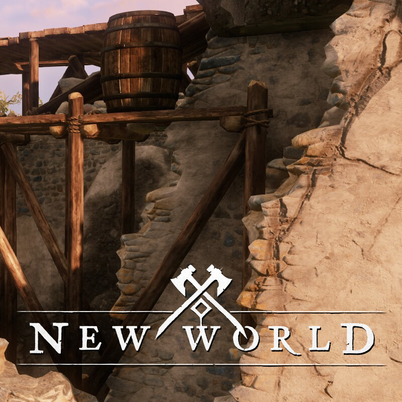 ArtStation - Amazon New World - Broken wall set