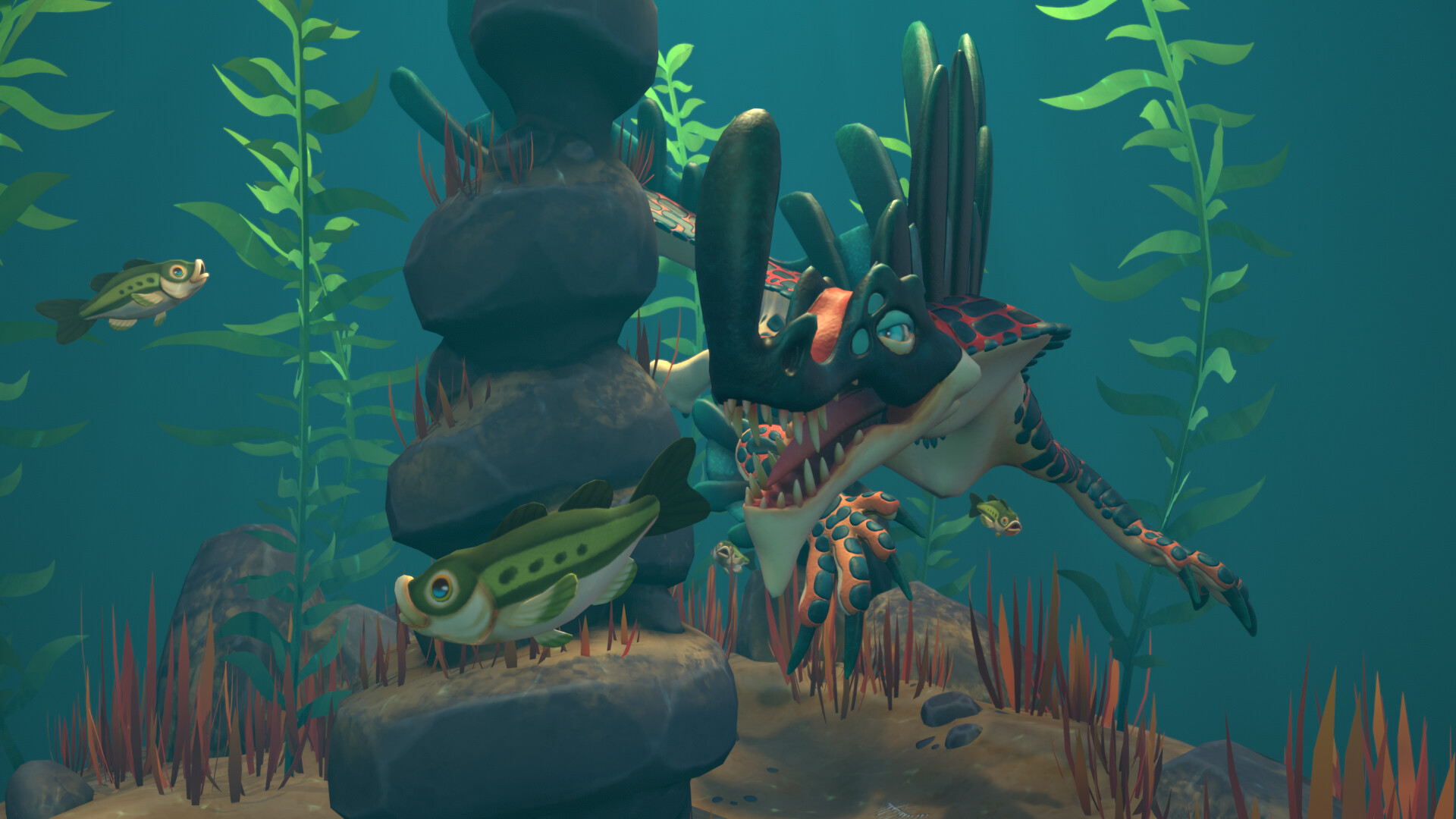 ArtStation - The River Monster