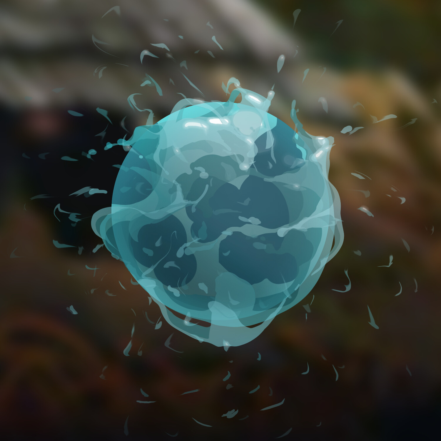 ArtStation - 2D VFX : Bubble POP