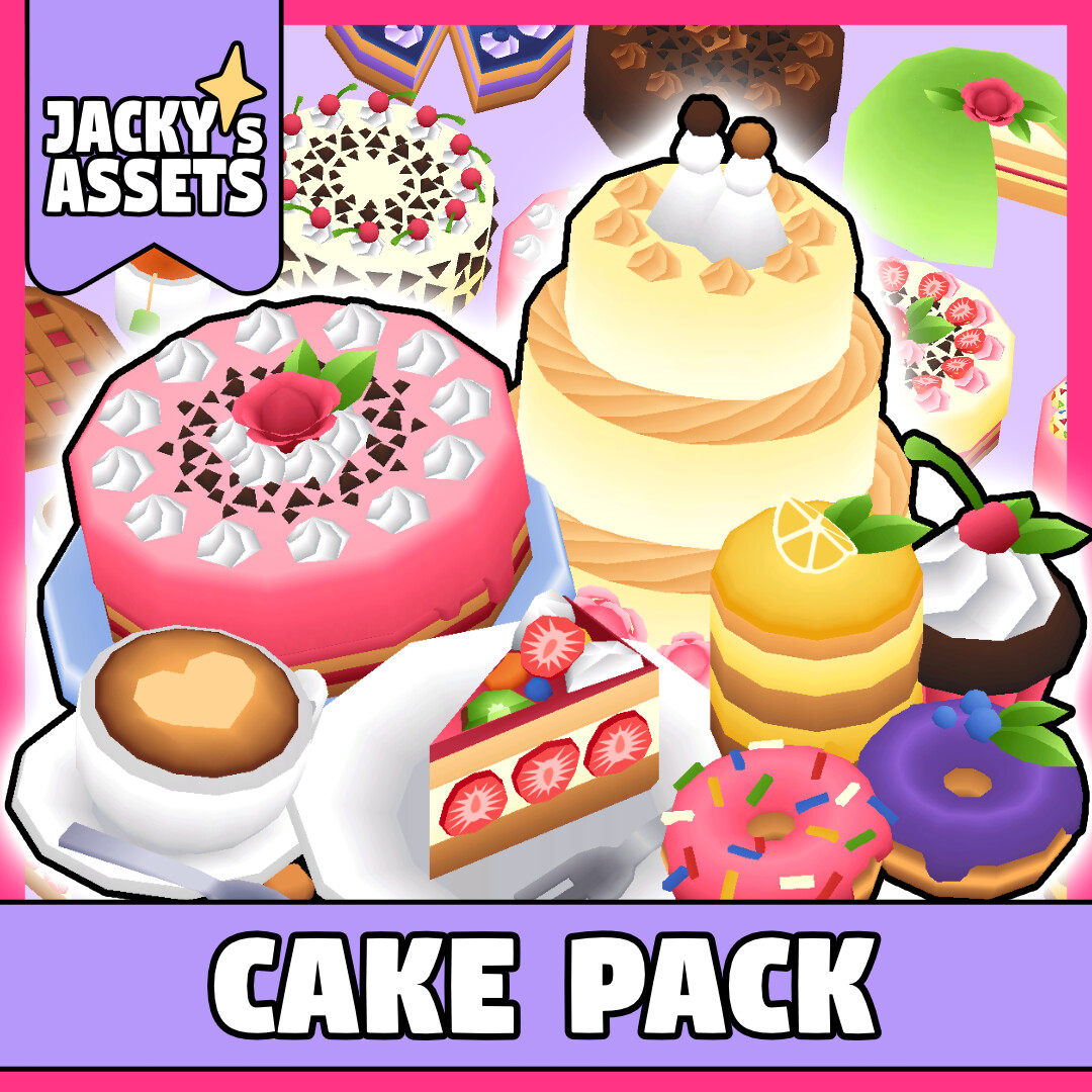ArtStation - Jacky's Lowpoly Cake Pack