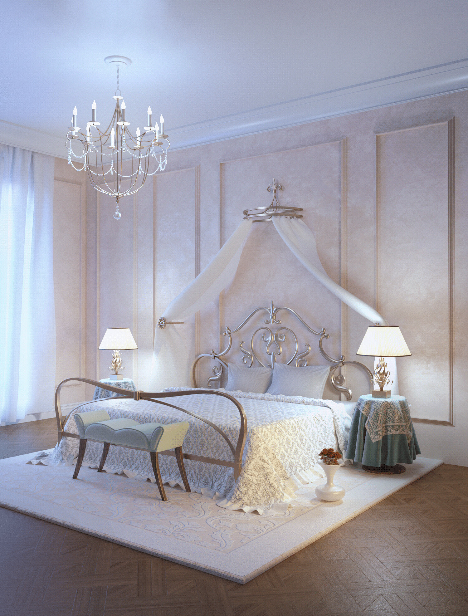 ArtStation - Bedroom- Modeling & Simulations