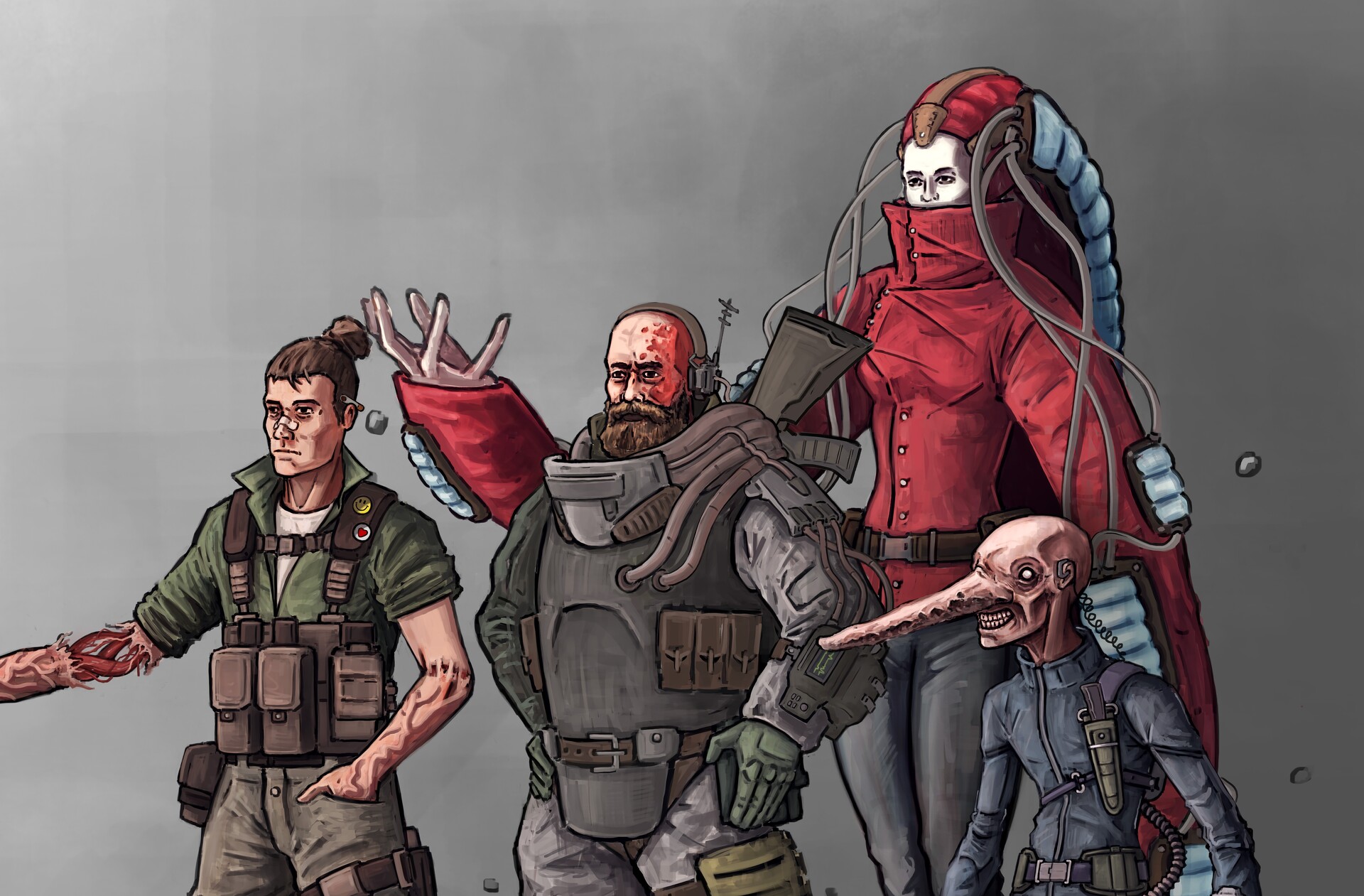 ArtStation - Survival horror game project. Paranormal task force