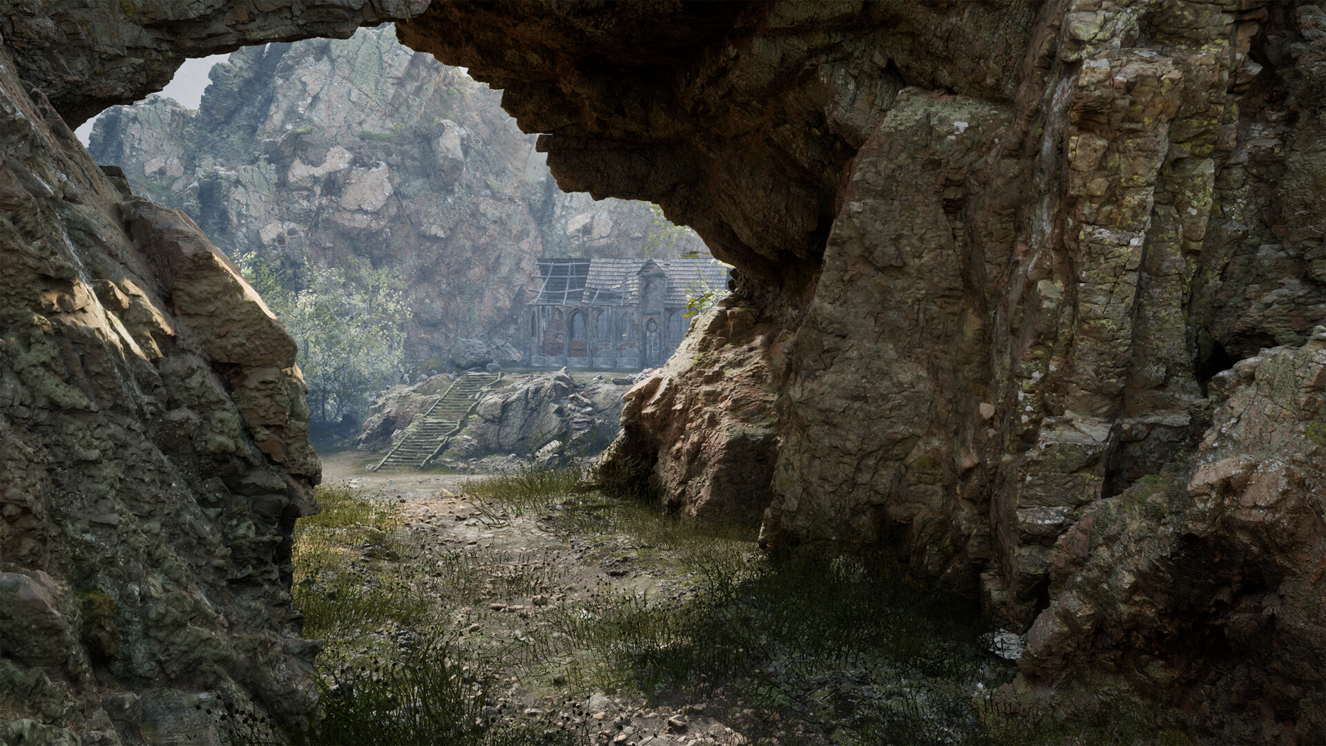 ArtStation - UE5_Mountain village relic