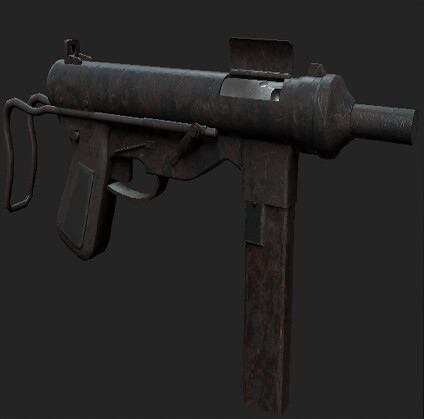 ArtStation - 9mm Submachine gun (FNV Inspired)
