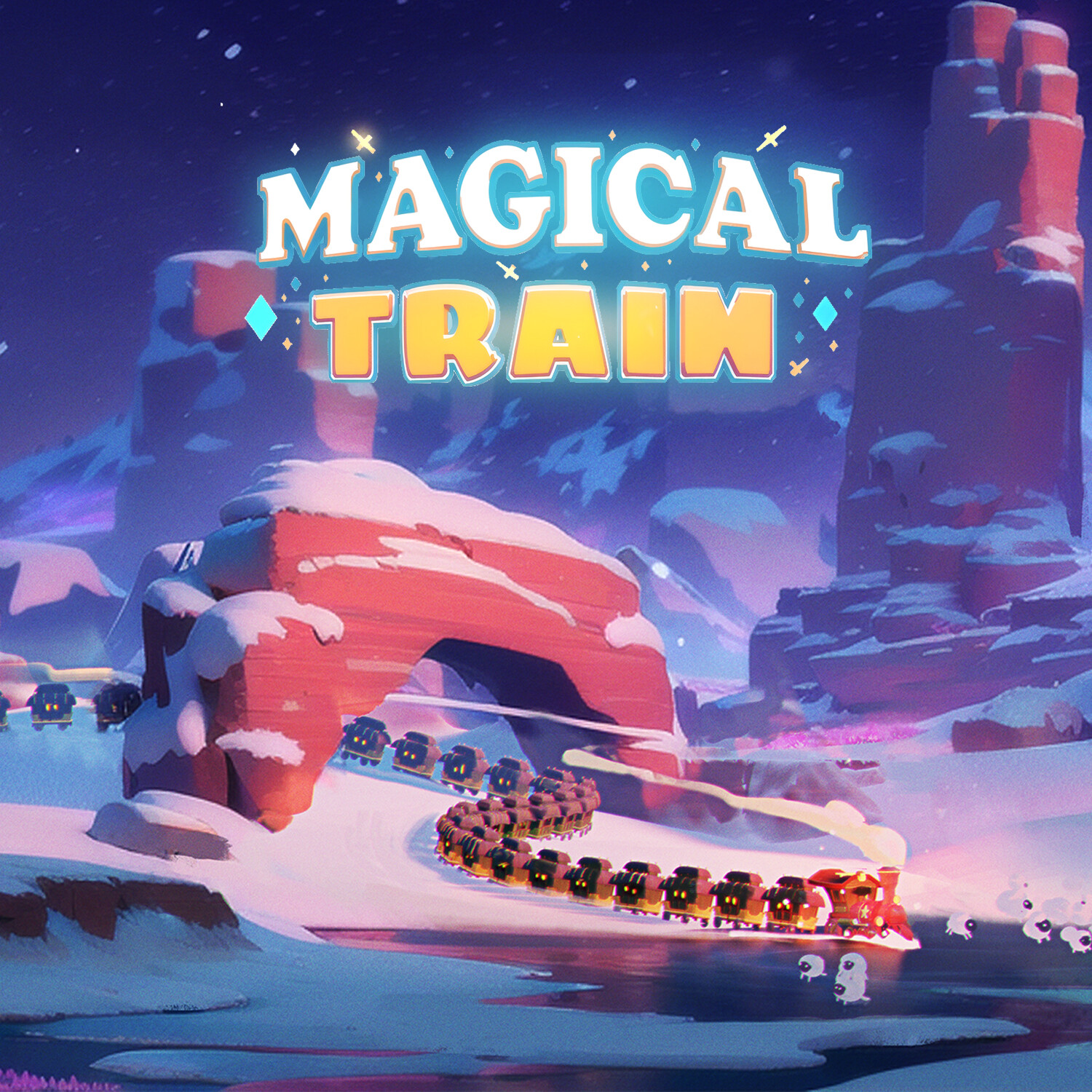 ArtStation - Ongoing magic train project 2