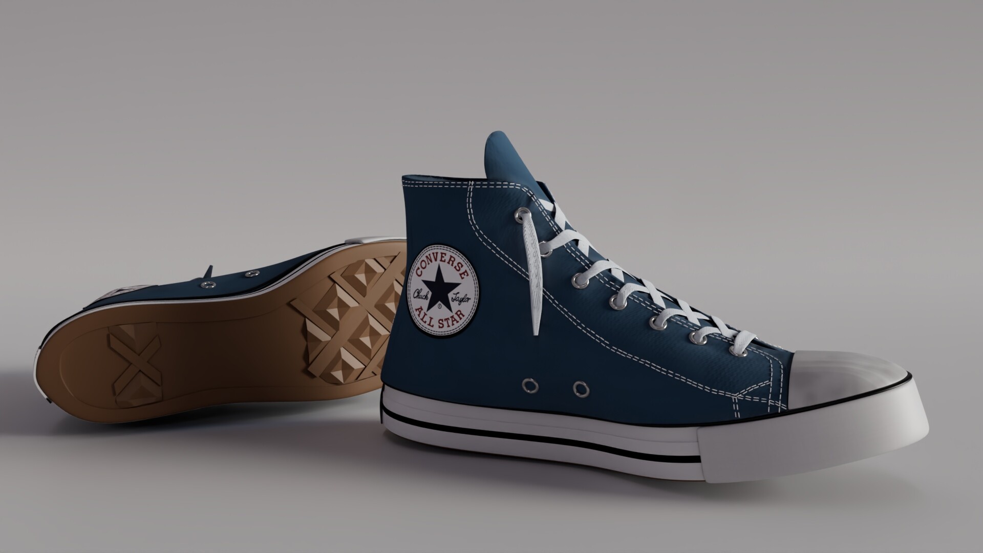 ArtStation - Converse Shoes Modeling & Texture