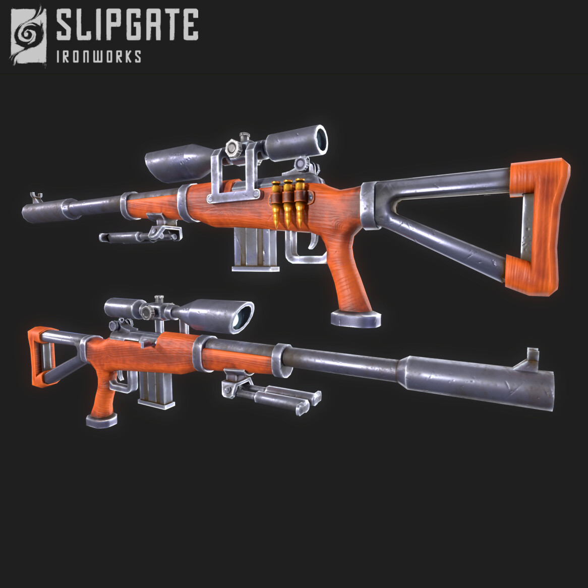 ArtStation - Dog Sniper Weapon