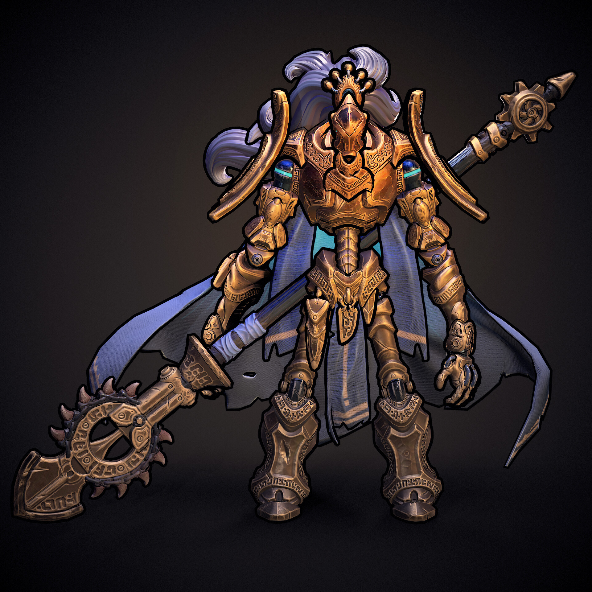 ArtStation - the Rune Mecha Character