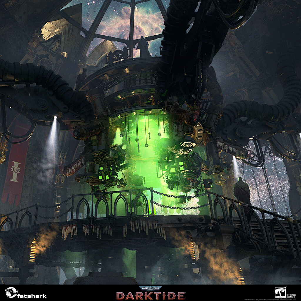 Joakim Ericsson - Darktide - "The Mourningstar" (HUB), Environment Concepts