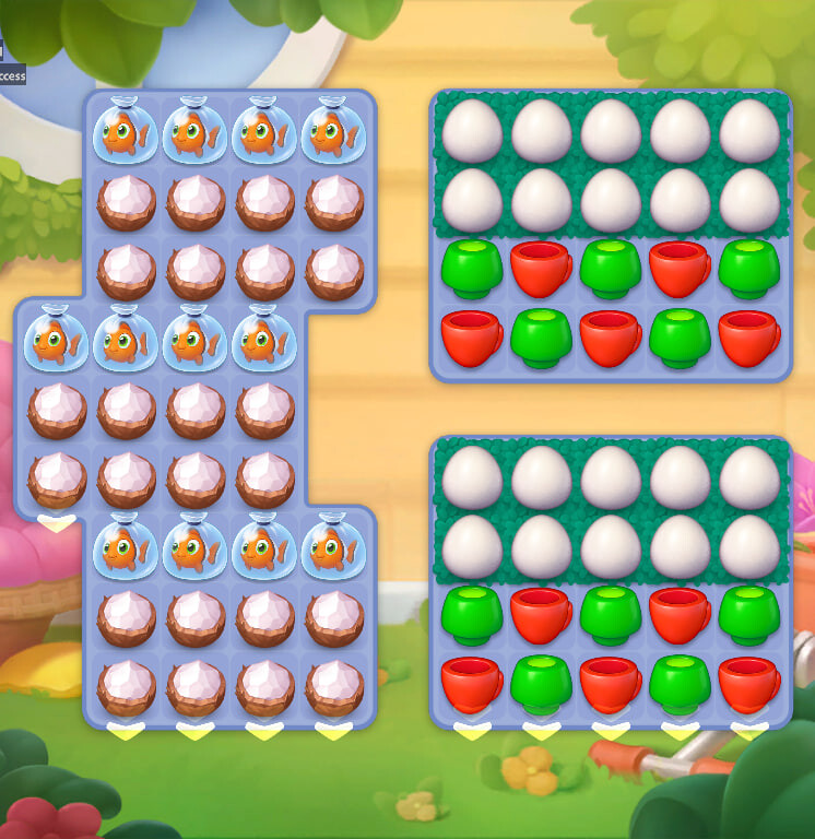 ArtStation - My match3 levels in RoyalMatch style