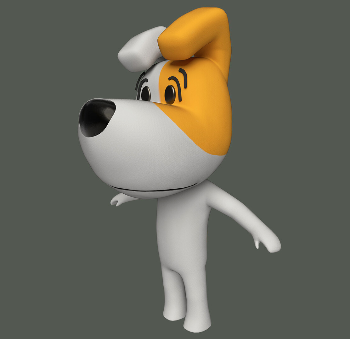 ArtStation - Reksio 3D Model