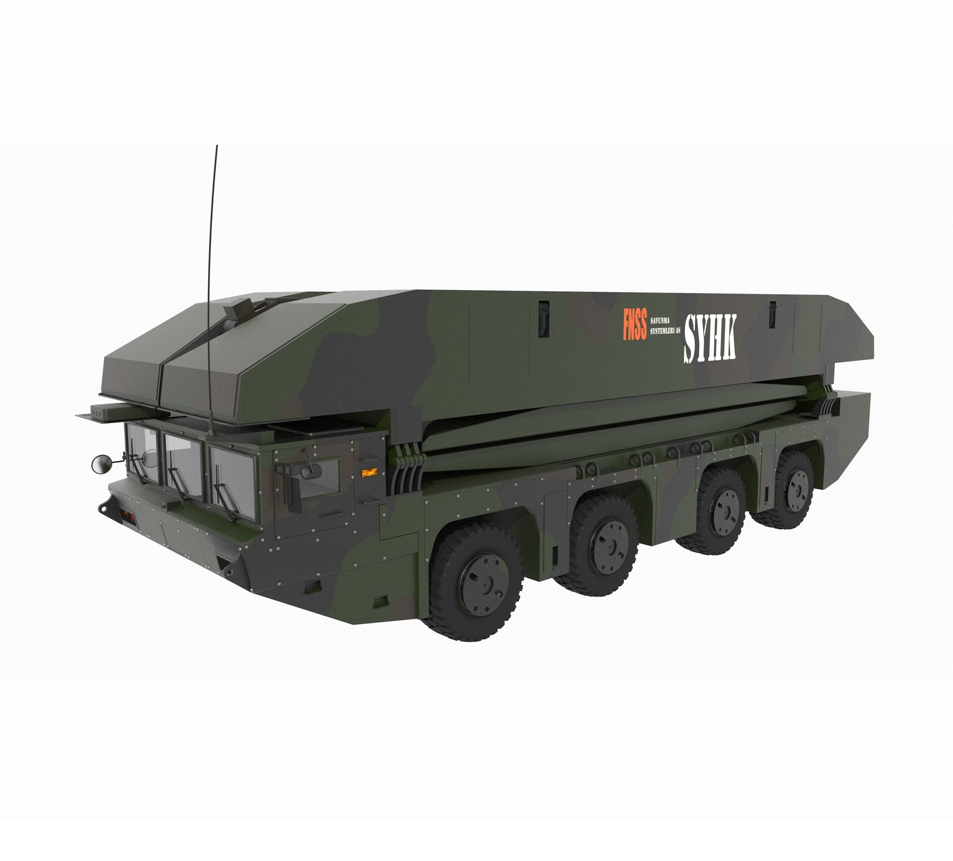 ArtStation - FNSS Samur AAAB Armoured Amphibious Assault Bridge