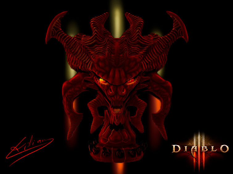 ArtStation - Diablo's chess piece