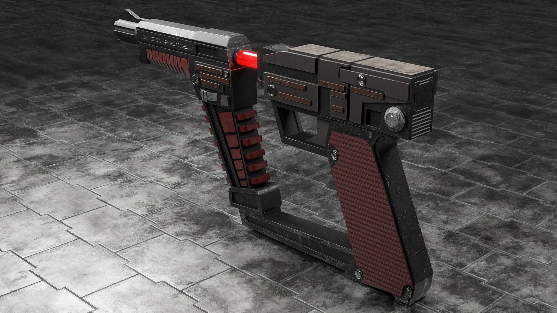 ArtStation - Visitor Laser Gun