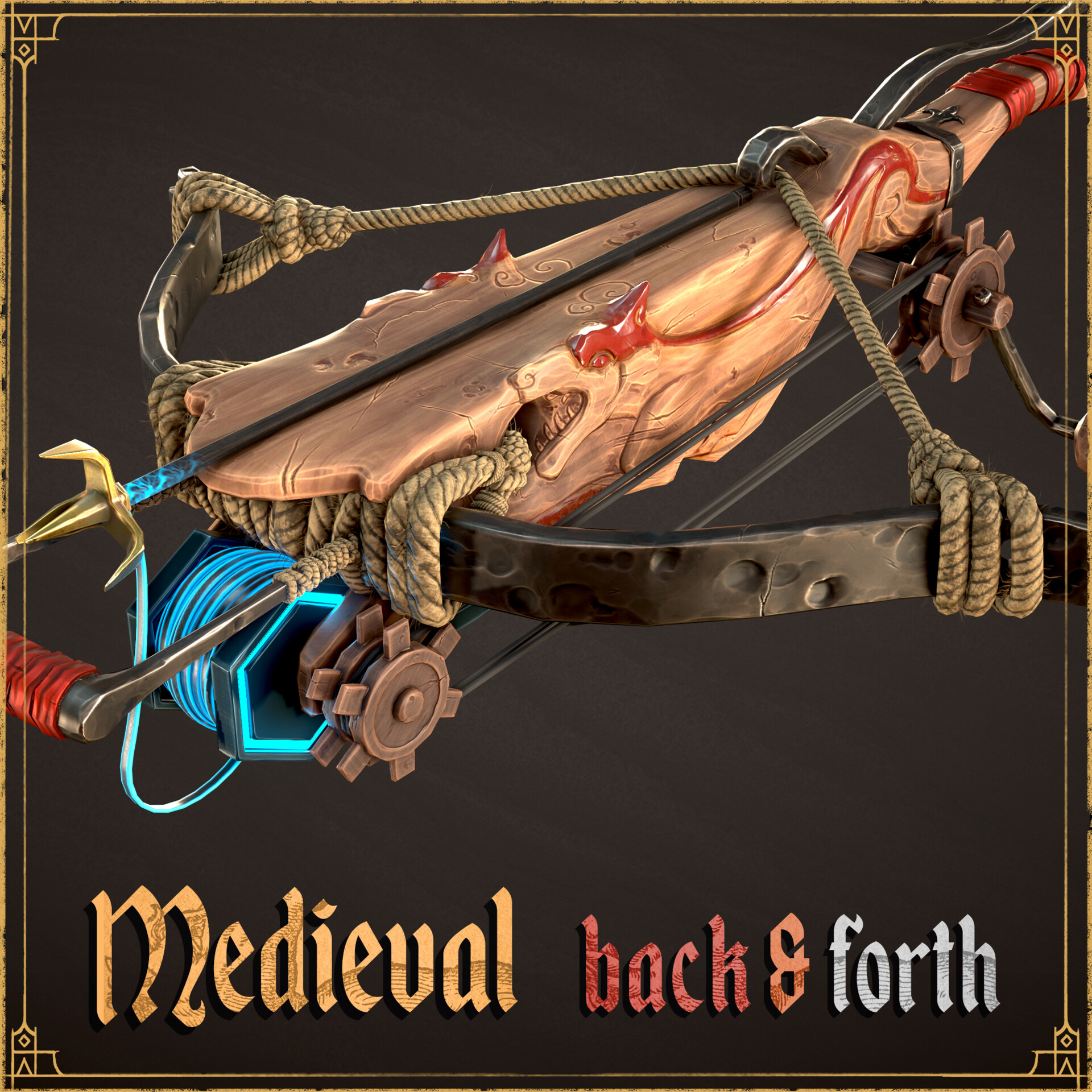 ArtStation - Taser Crossbow - Medieval: Back and Forth