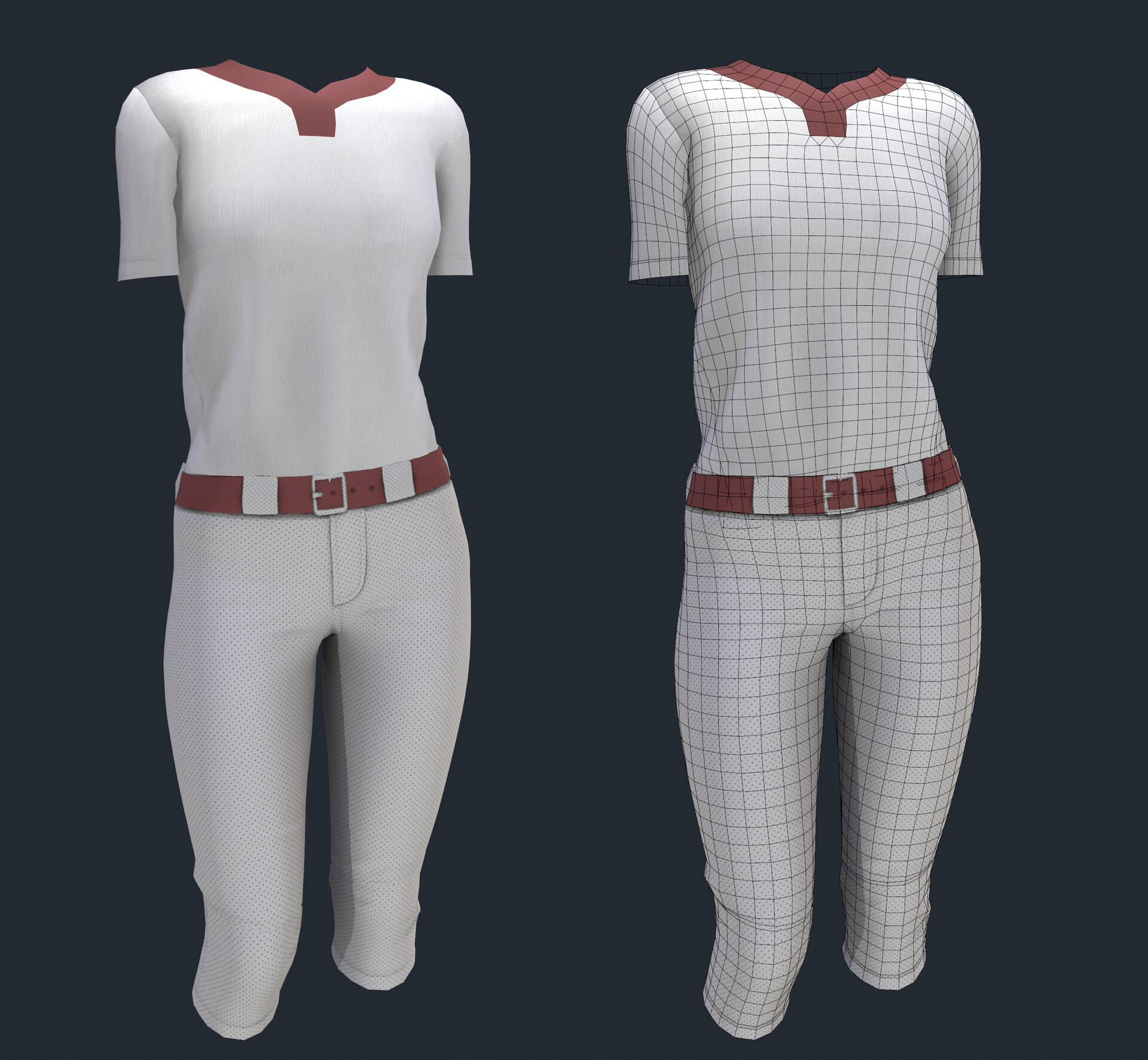 ArtStation - Sports uniforms for Game
