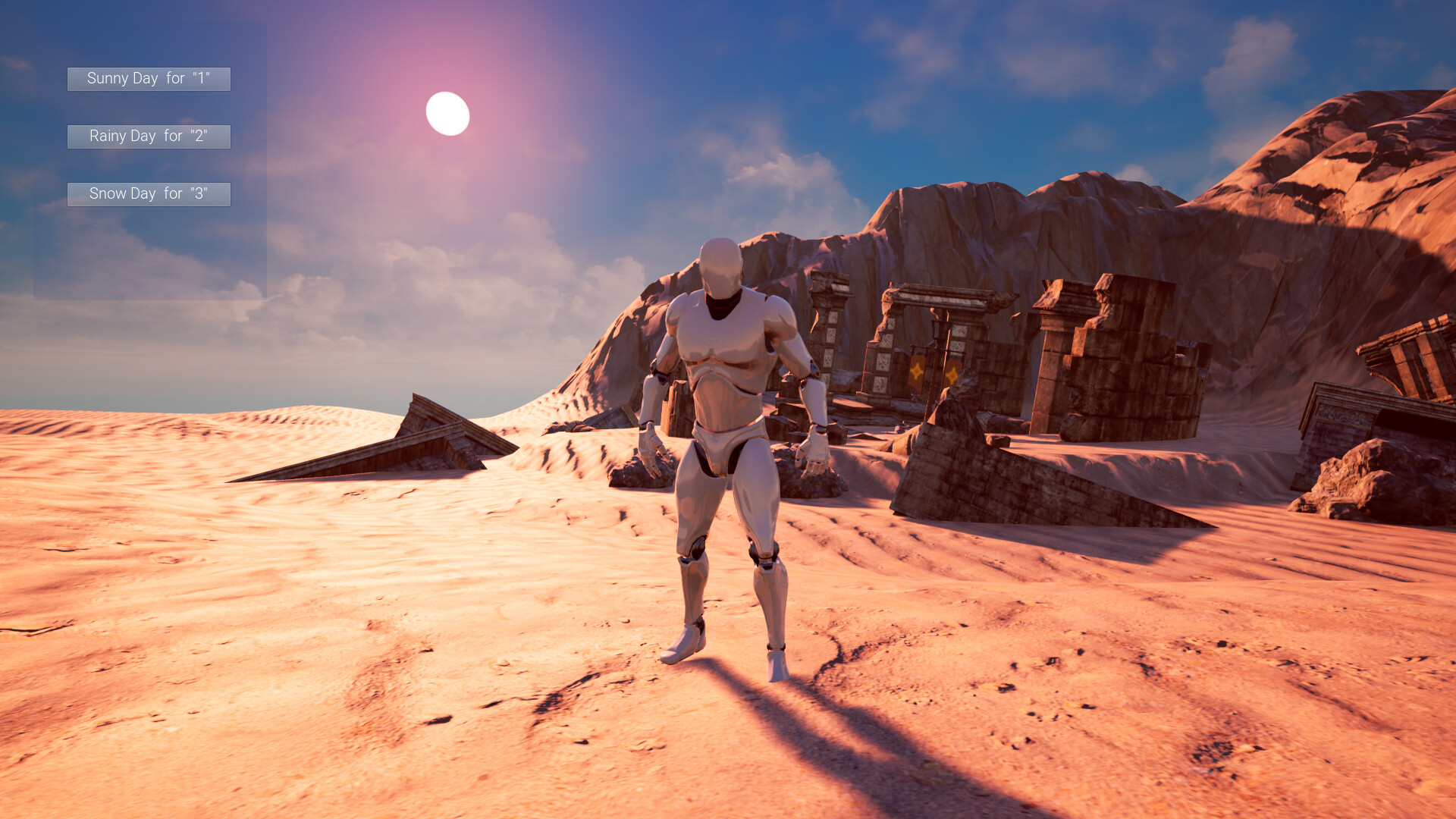 ArtStation - UE4 Weather System (quick demo) -2021 Practice