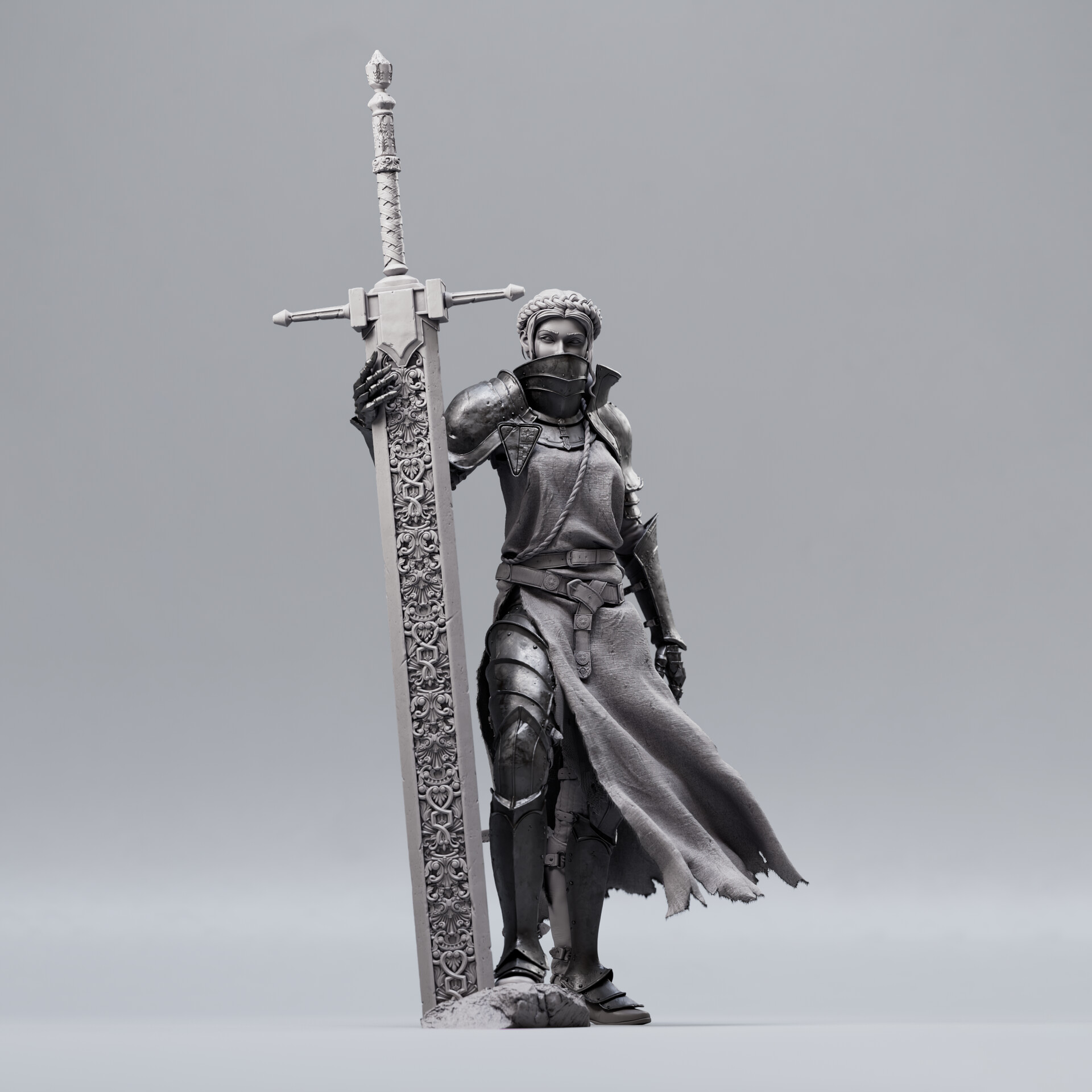 ArtStation - Knight Sculpt
