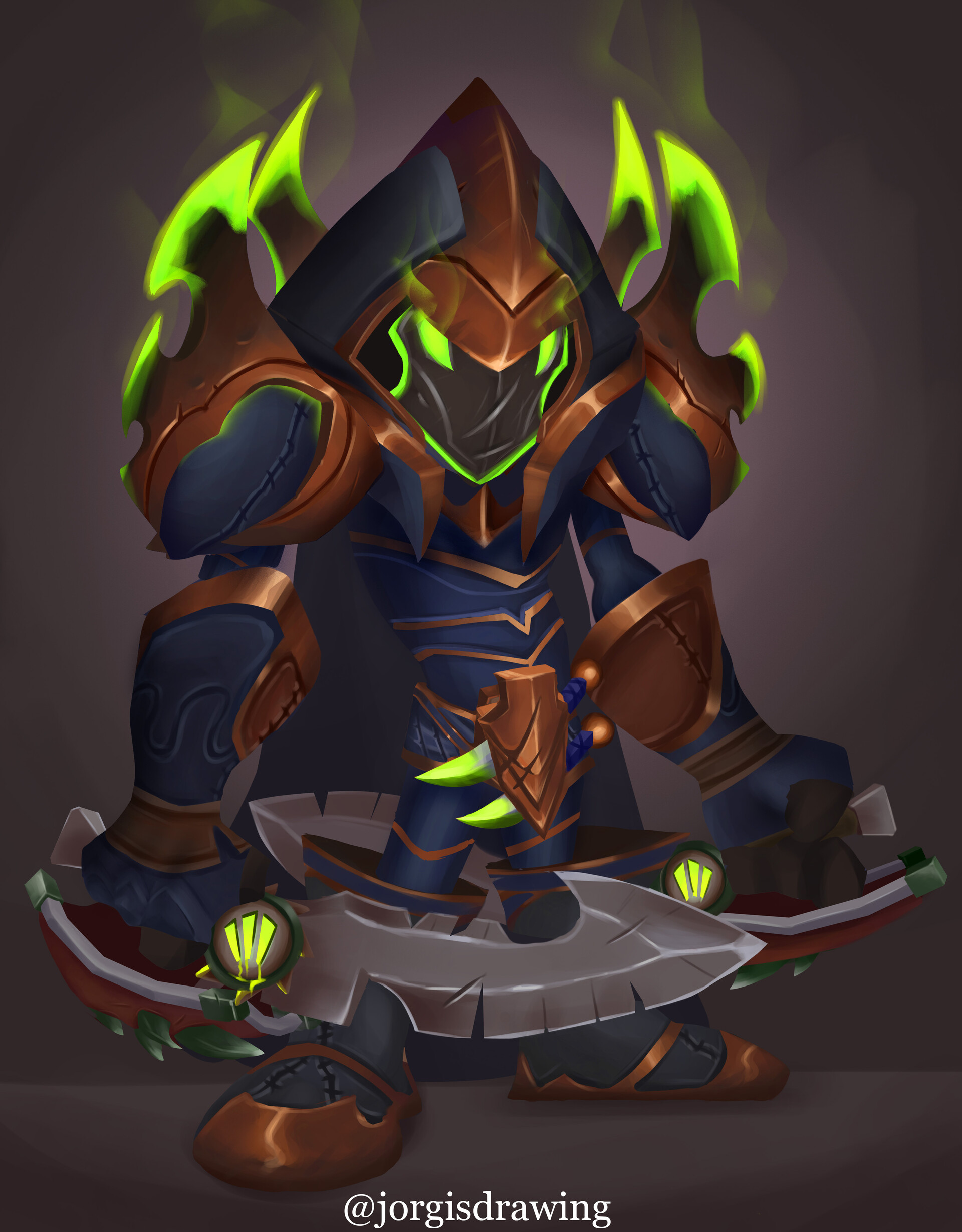 ArtStation - World of Warcraft Rogue tier set 18