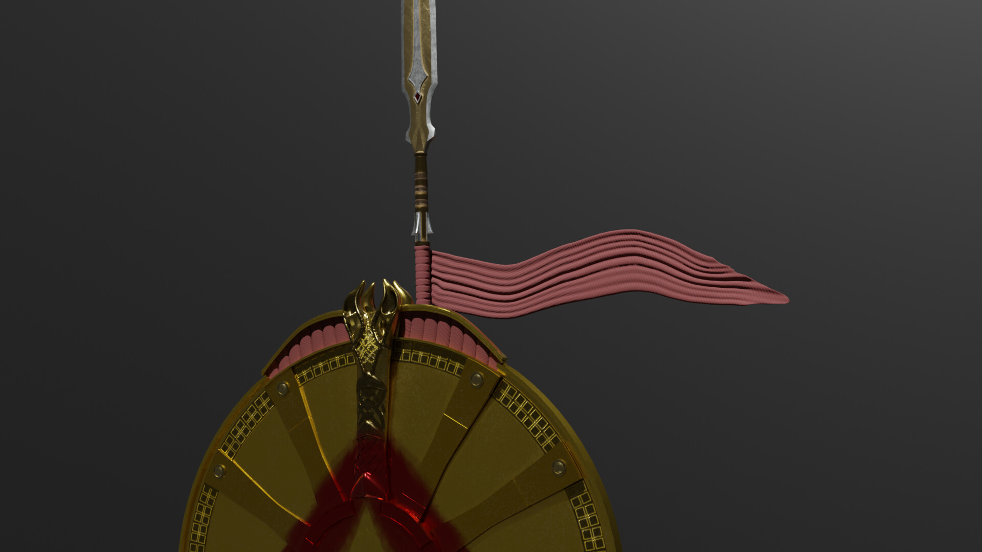 ArtStation - Draupnir Spear & Spartan Shield