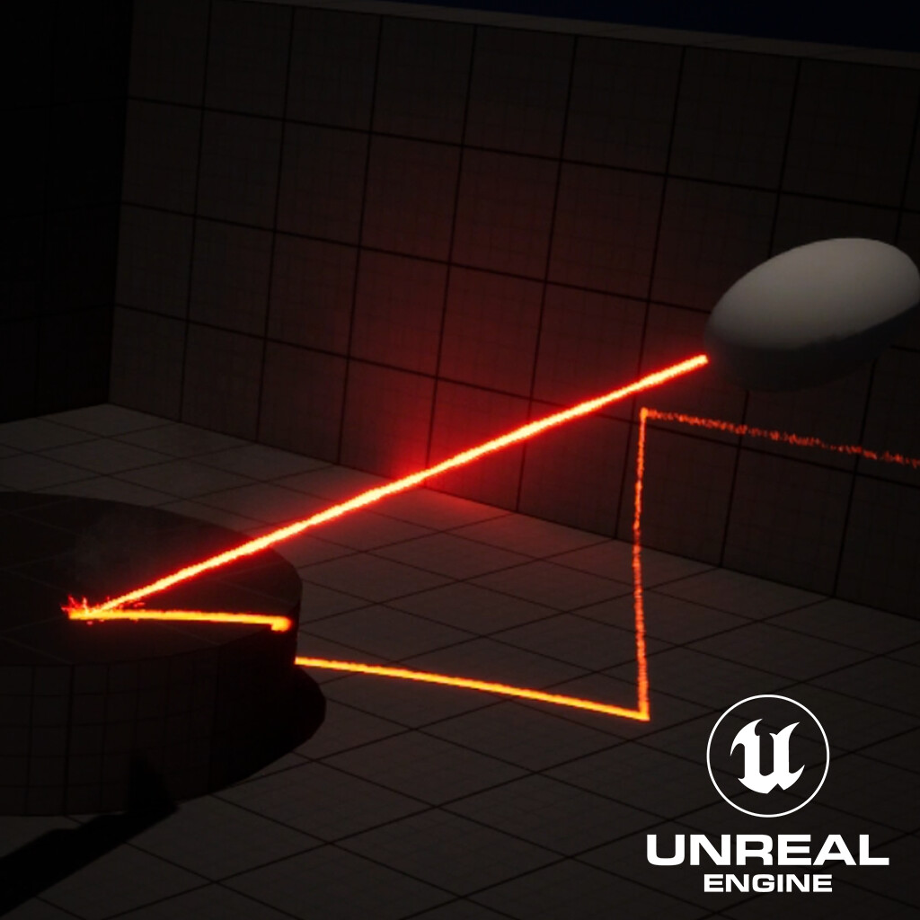 ArtStation - Unreal Engine 5 Laser Demo (Real Time)