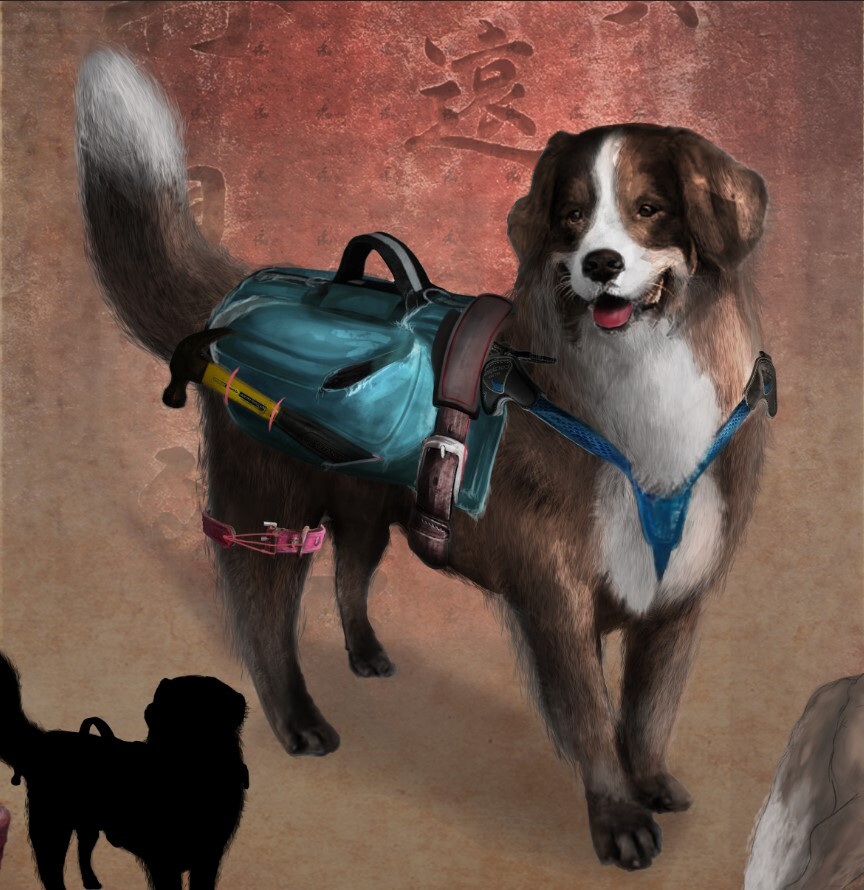 ArtStation - Apocalypse: Dog (companion character)