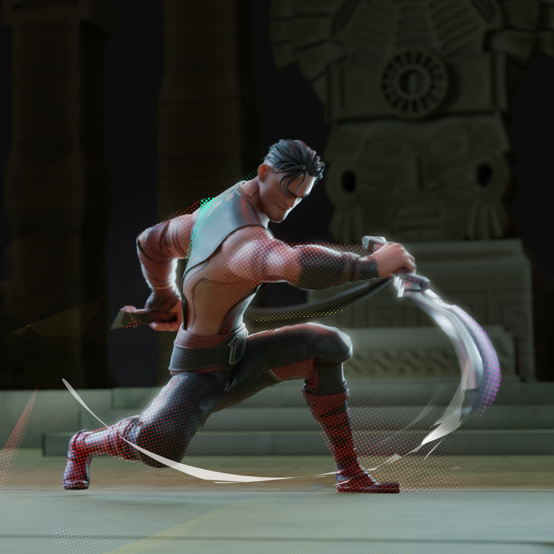 ArtStation - Ninja Acrobatics - Action Performance Animation