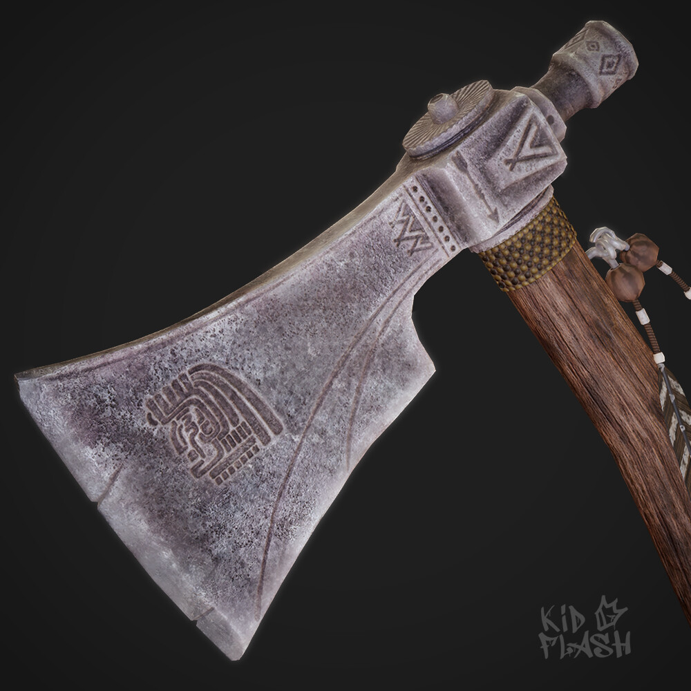 ArtStation - Native American Tomahawk
