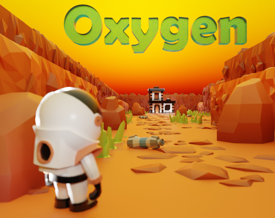 ArtStation - Oxygen - game UI and 3D assets