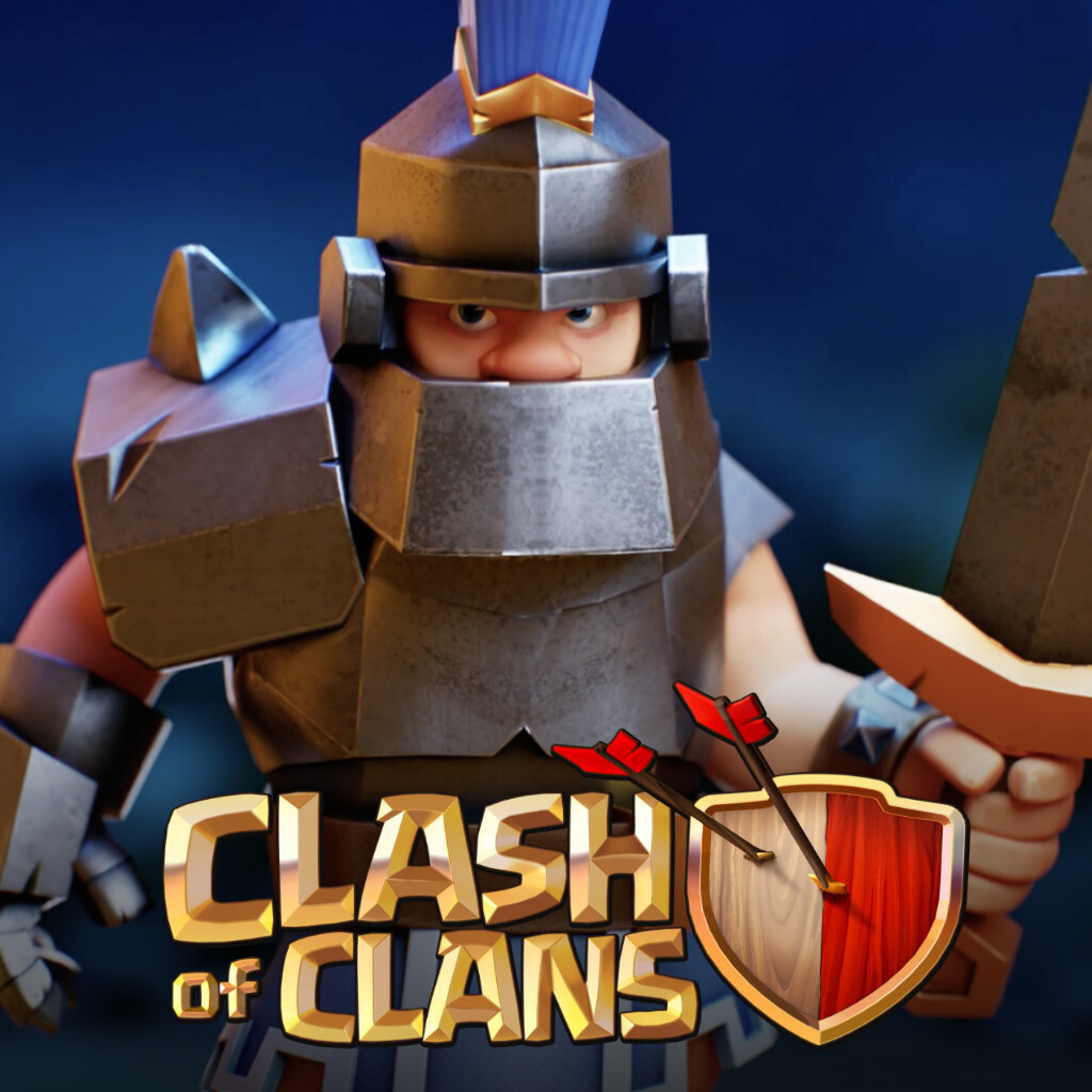 ArtStation - Clash of Clans : Dark Ages Barbarian King Social