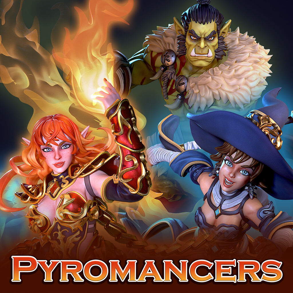 ArtStation - Coven of Ember - Pyromancers Pack