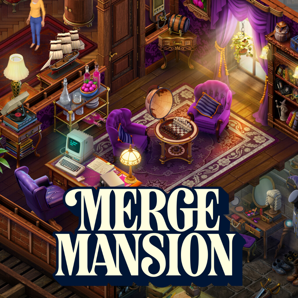 ArtStation - Merge Mansion : Study Room