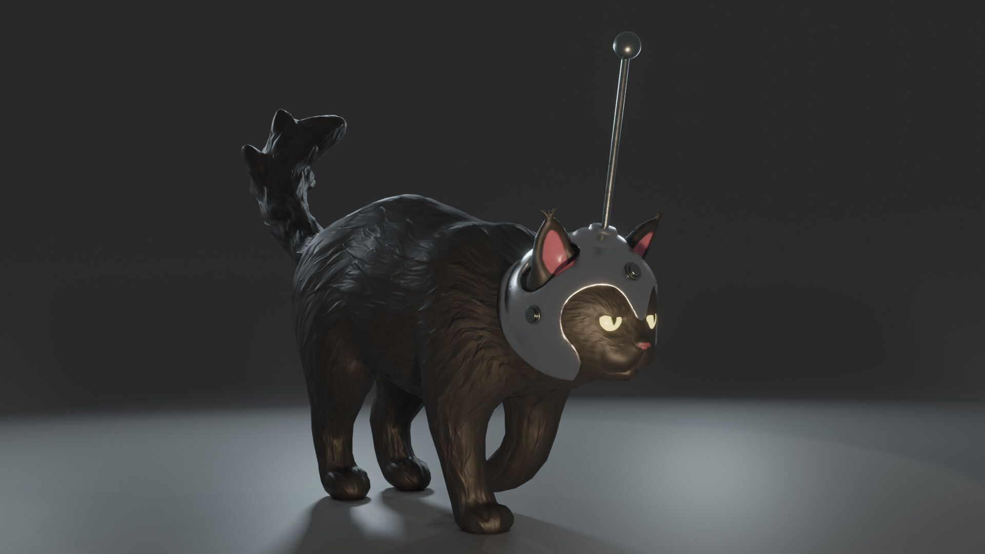 ArtStation - Cat trainer and his cats