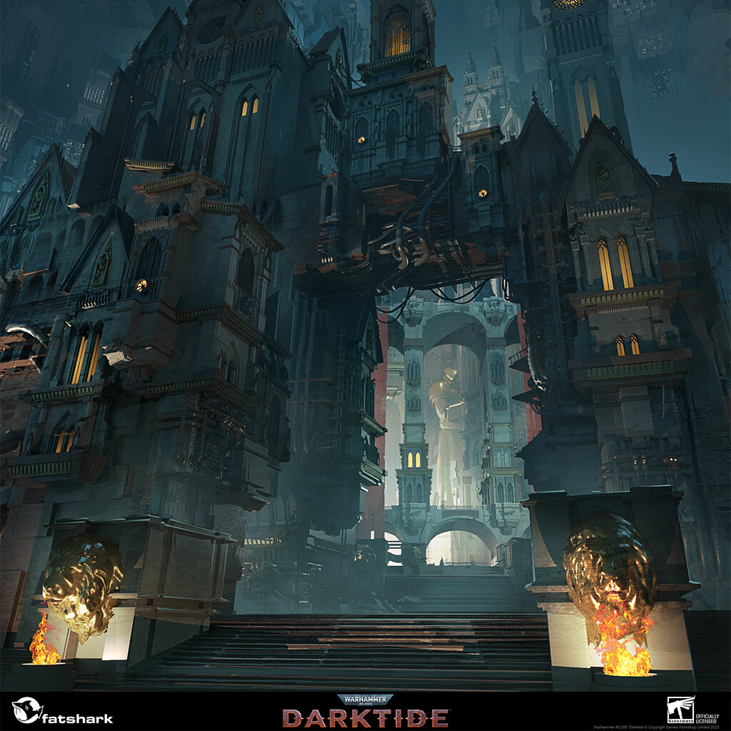 ArtStation - Darktide - "Throneside" (Zone), Environment Concepts
