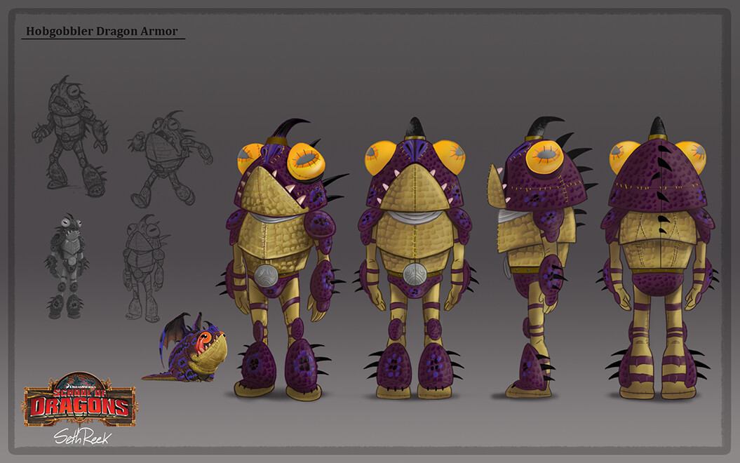 ArtStation - Hobgobbler Dragon Armor