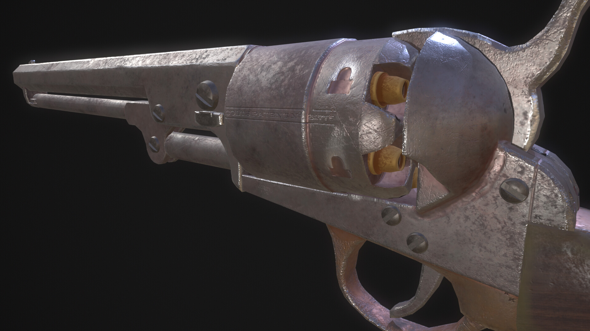 Joshua Earle Strother - Civil war revolver (YANKEE PART 2)