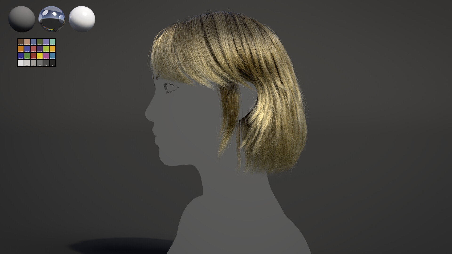 ArtStation - Hair - Houdini grooming practice