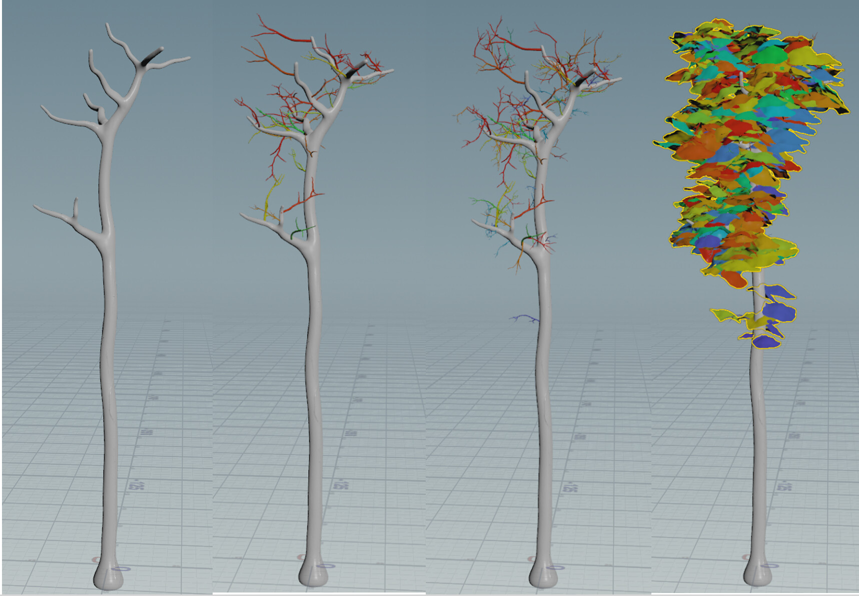 Piet Prager - Procedural Trees in Houdini | Honours Project