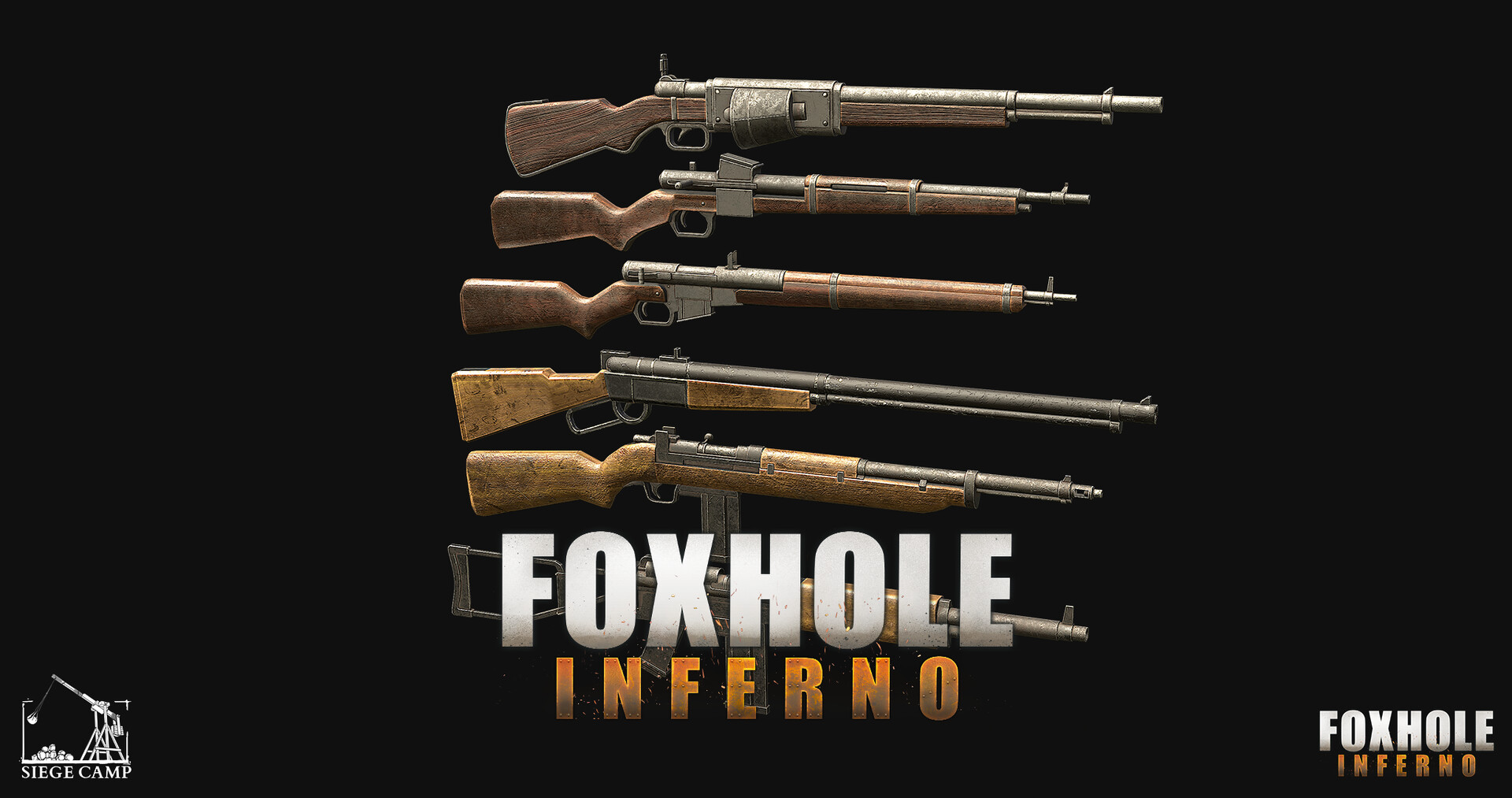 ArtStation - Foxhole Small arms Texture update