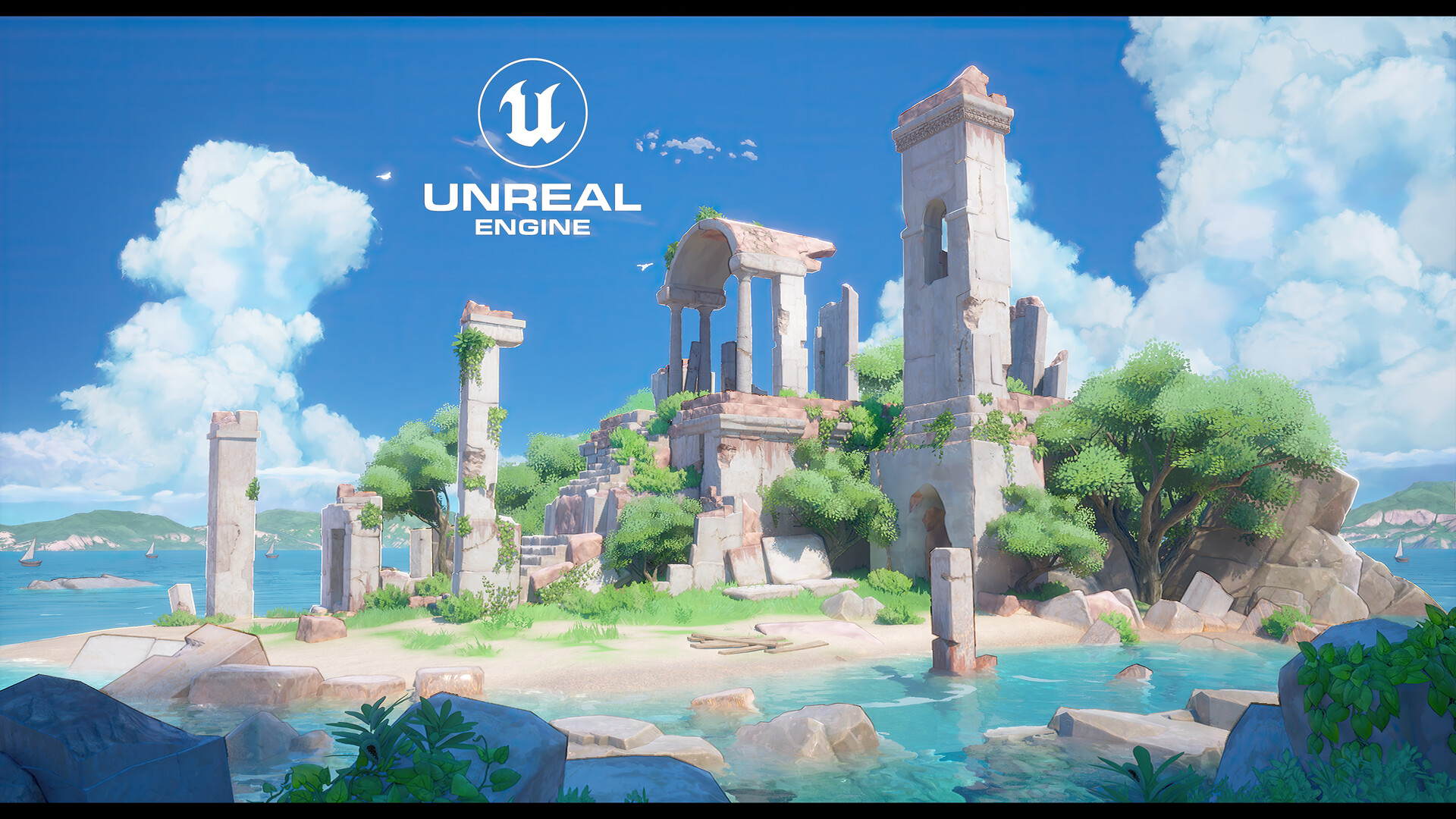 ArtStation - Summer ruins