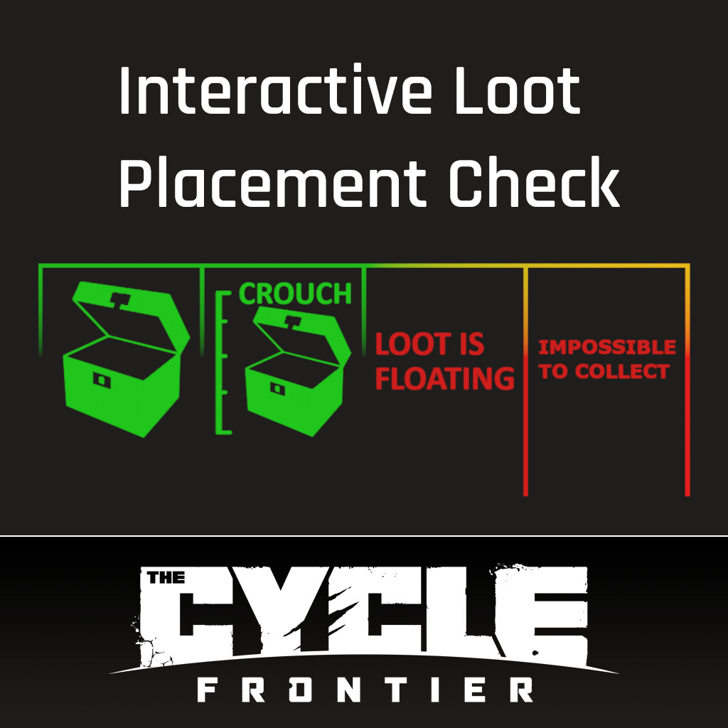 ArtStation - Cycle Frontier - Interactive Loot Placement Check
