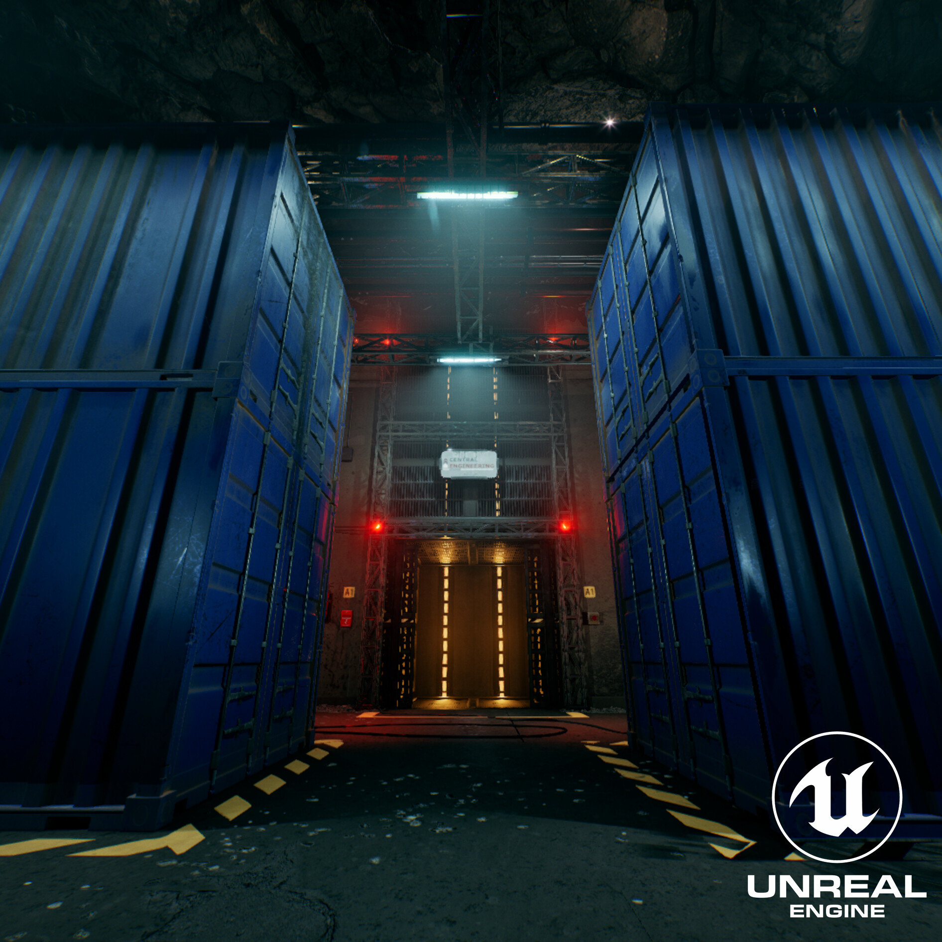 ArtStation - Docks in a cave - UE 5 - Unreal Engine 5
