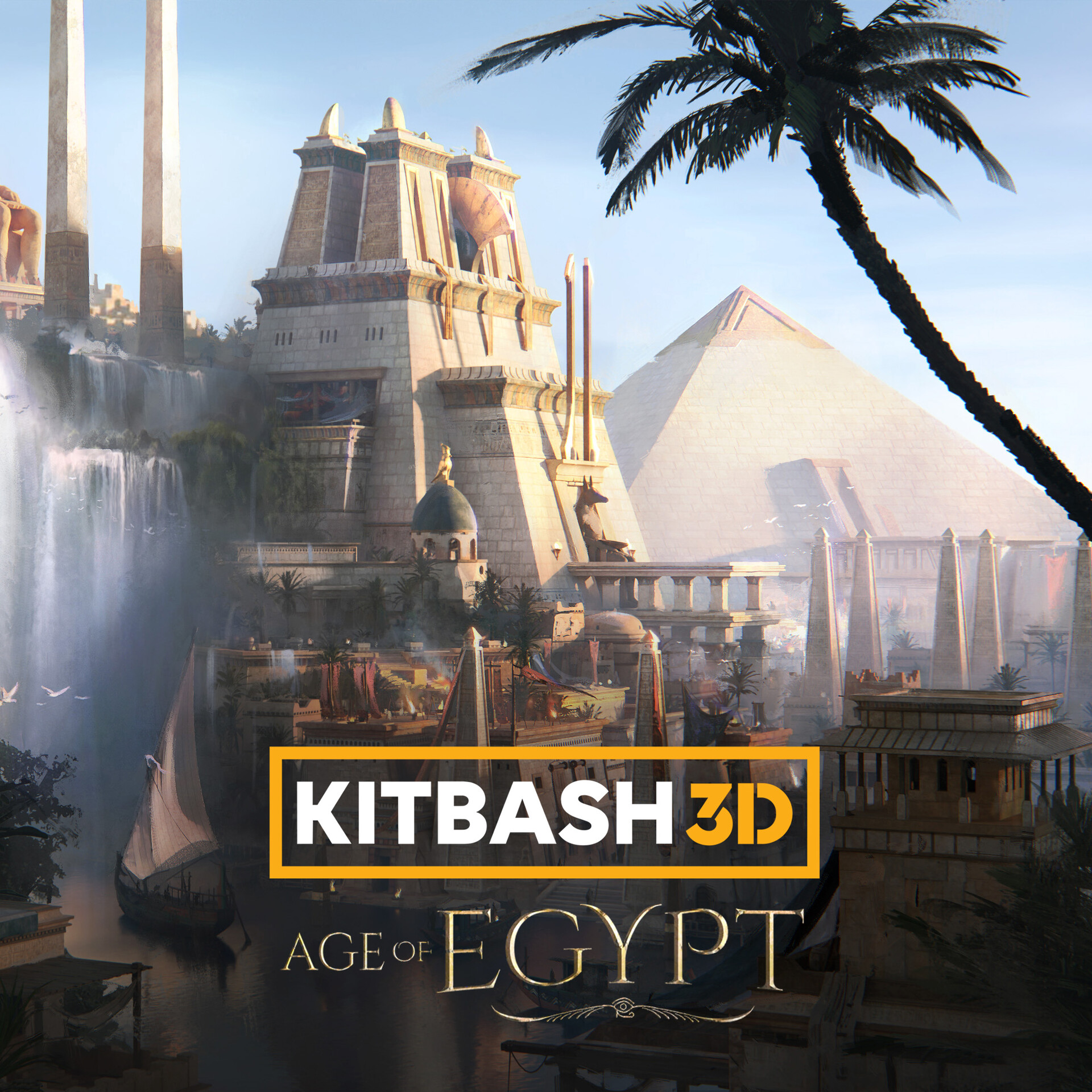 Gaelle Seguillon website - KitBash3D : Age of Egypt