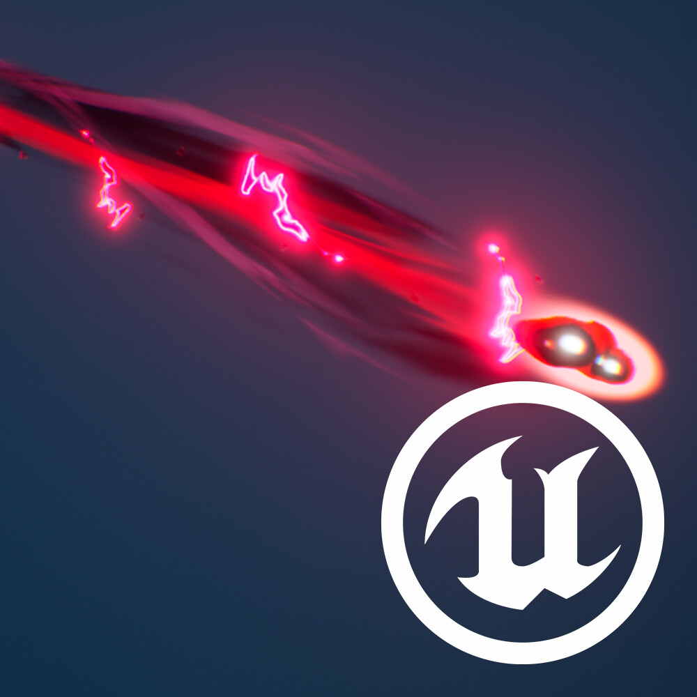 ArtStation - Electric Blood Projectile VFX