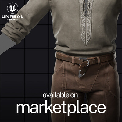 ArtStation - Medieval NPC character clothes