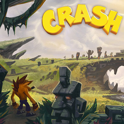 ArtStation - Crash Bandicoot: Thumpin' Wumpa Islands - Concept Art