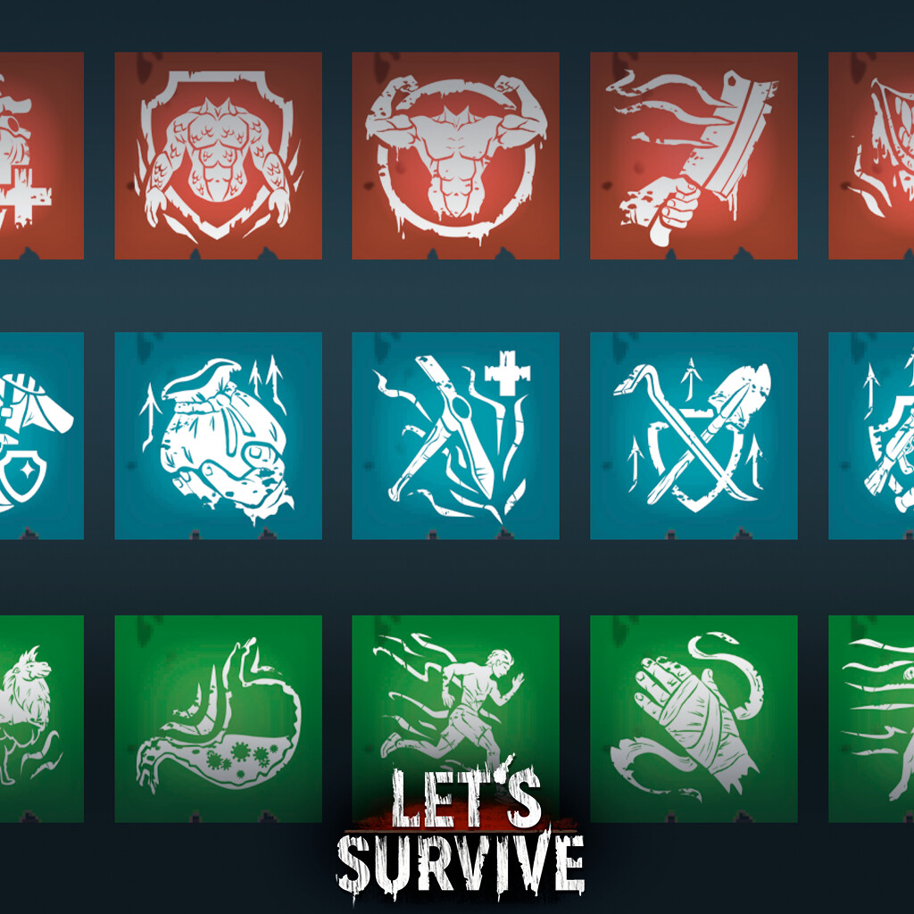 ArtStation - Let's Survive - Icons Part 2