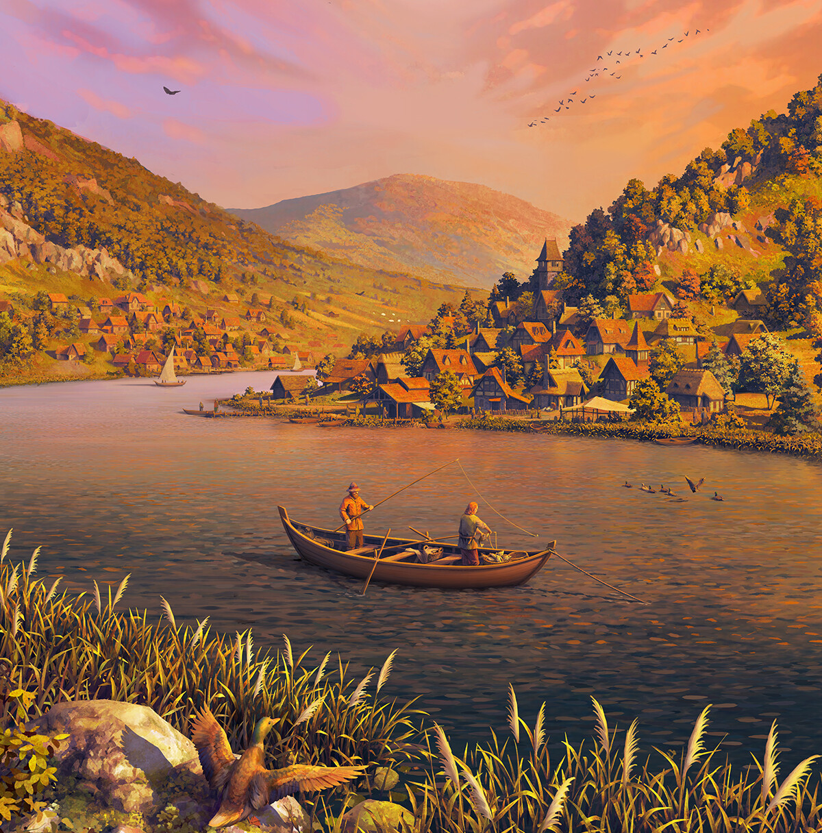 ArtStation - Hamlet - By The Lake Cover Art