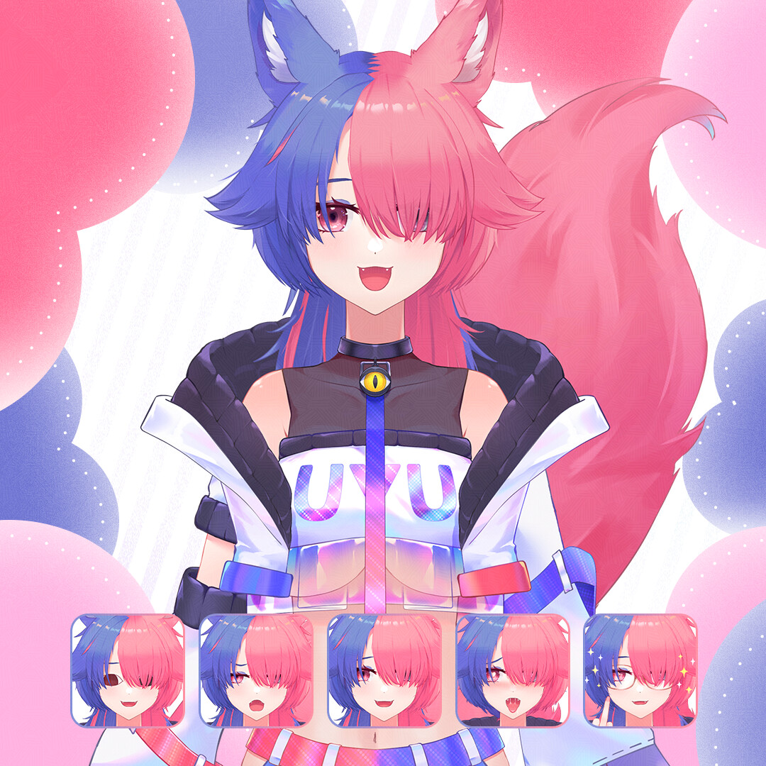 ArtStation - Live2D Vtuber showcase @nu10144